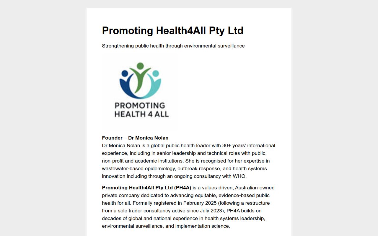 Promoting Health4All